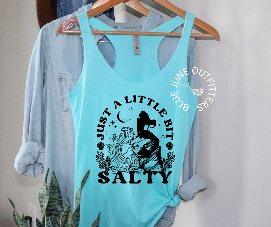 A Little Bit Salty | Women's Beach Racerback Tank Top – ZEN